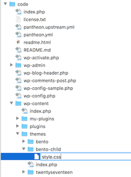 Manage Themes | Using Git with SFTP & WordPress | Pantheon Docs