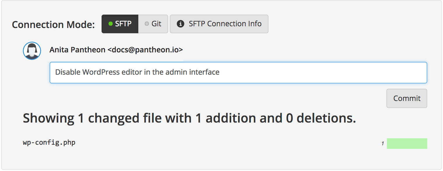 Edit Site Configuration Using Git With Sftp And Wordpress Pantheon Docs 4958