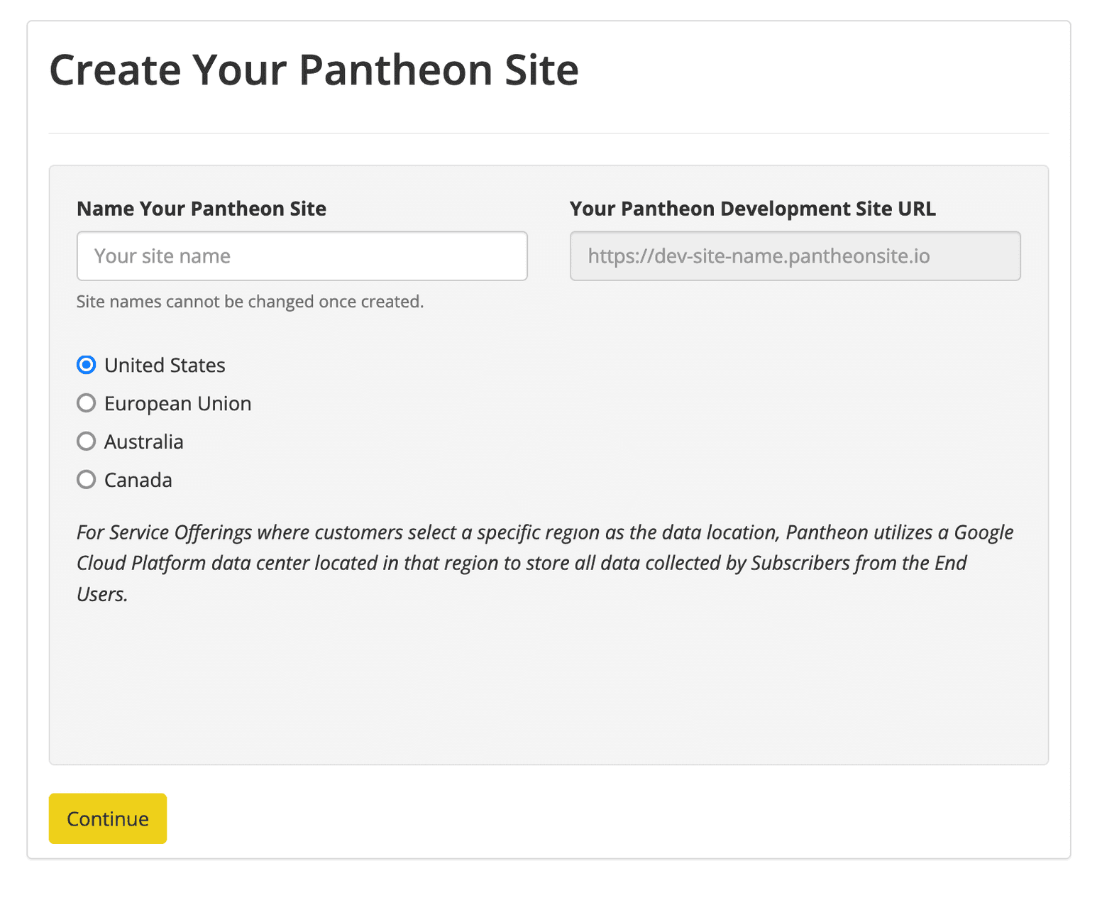 Create a New WordPress Site | WordPress on Pantheon Quick Start Guide | Pantheon Docs