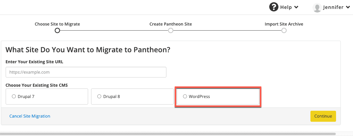 Add a Site | Get Started with Pantheon | Pantheon Docs