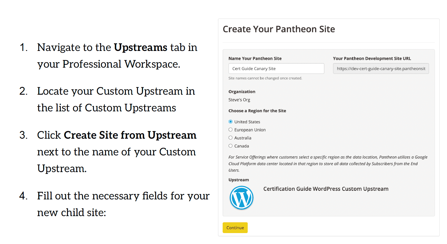 Chapter 10: Custom Upstreams | WebOps Certification | Pantheon Docs