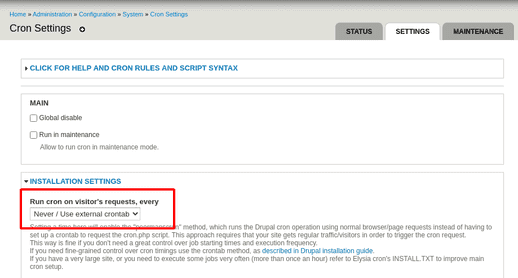 Cron for Drupal | Pantheon Docs
