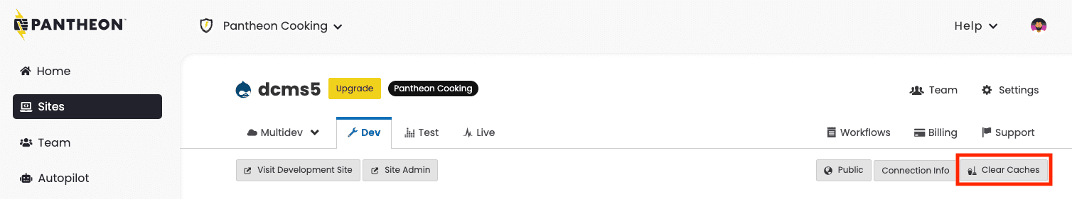 Clearing Caches for Drupal and WordPress | Pantheon Docs