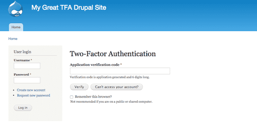Secure Your Site with Two-Factor Authentication | Secure Development on Pantheon | Pantheon Docs