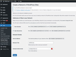 Configure | WordPress Multisite | Pantheon Docs