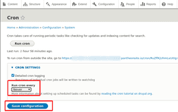 Cron for Drupal | Pantheon Docs
