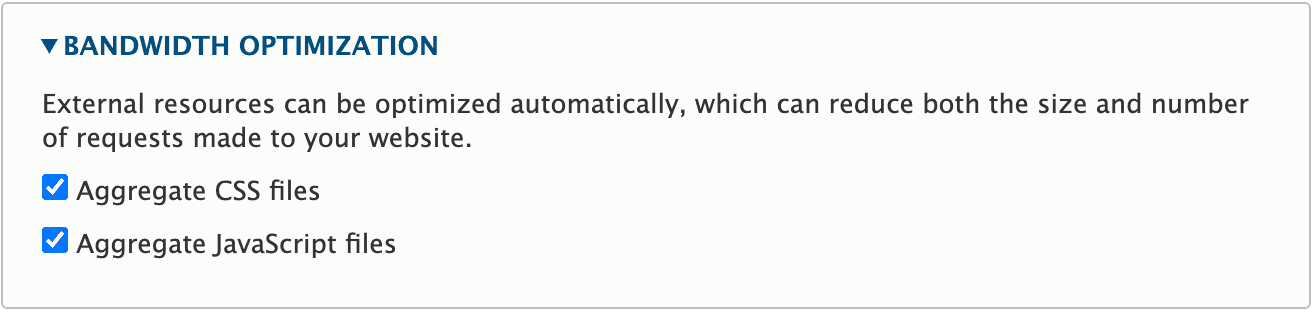 Drupal Performance And Caching Settings Pantheon Docs