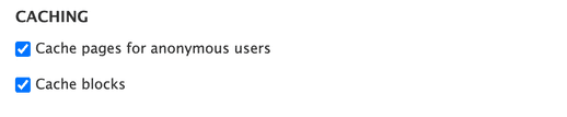 Drupal Performance and Caching Settings | Pantheon Docs