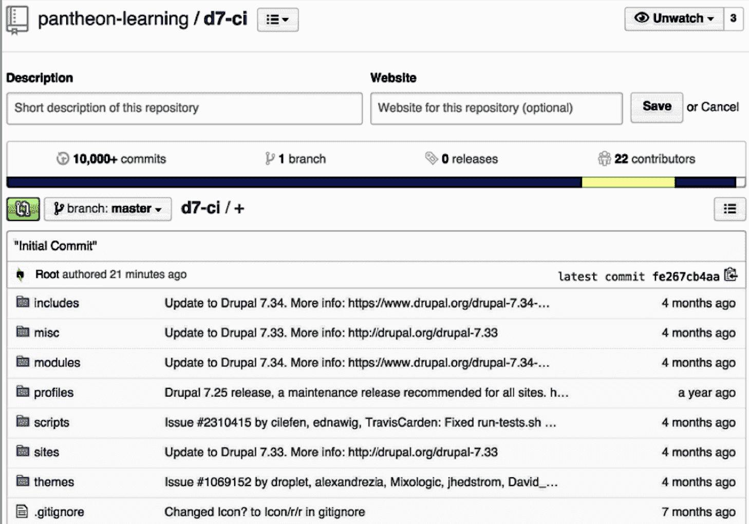 Collaborative Development with an External Repository | Git on Pantheon Guide | Pantheon Docs